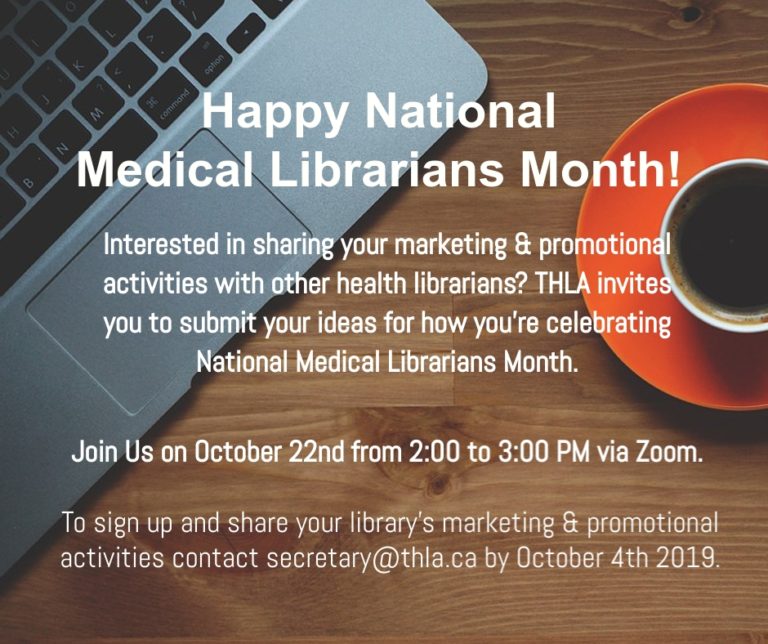 Medical Librarians Month | THLA